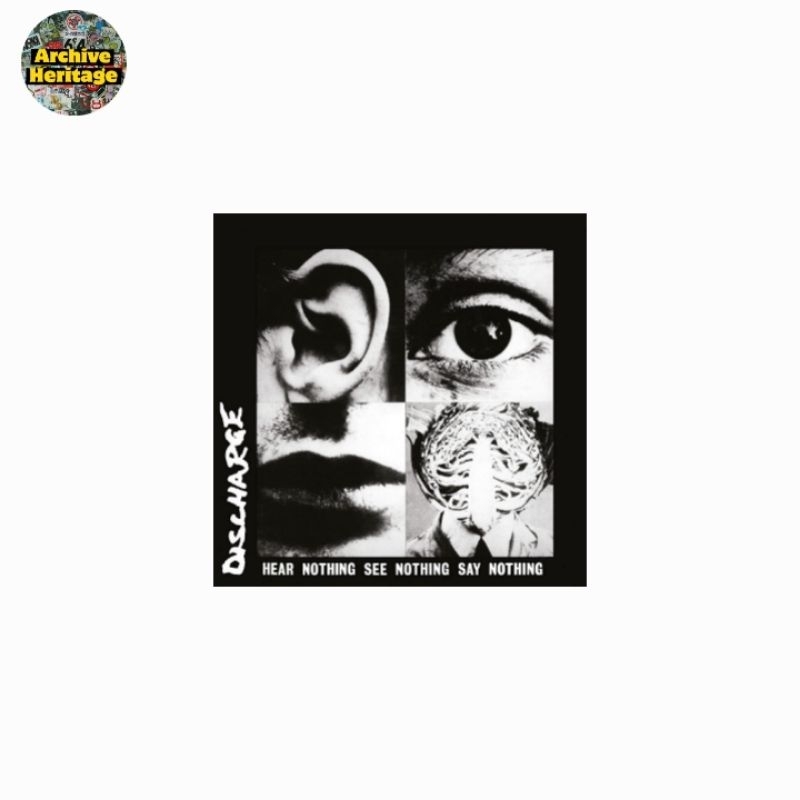 Jual sticker band Discharge hardcore punk logo cover album stiker ...