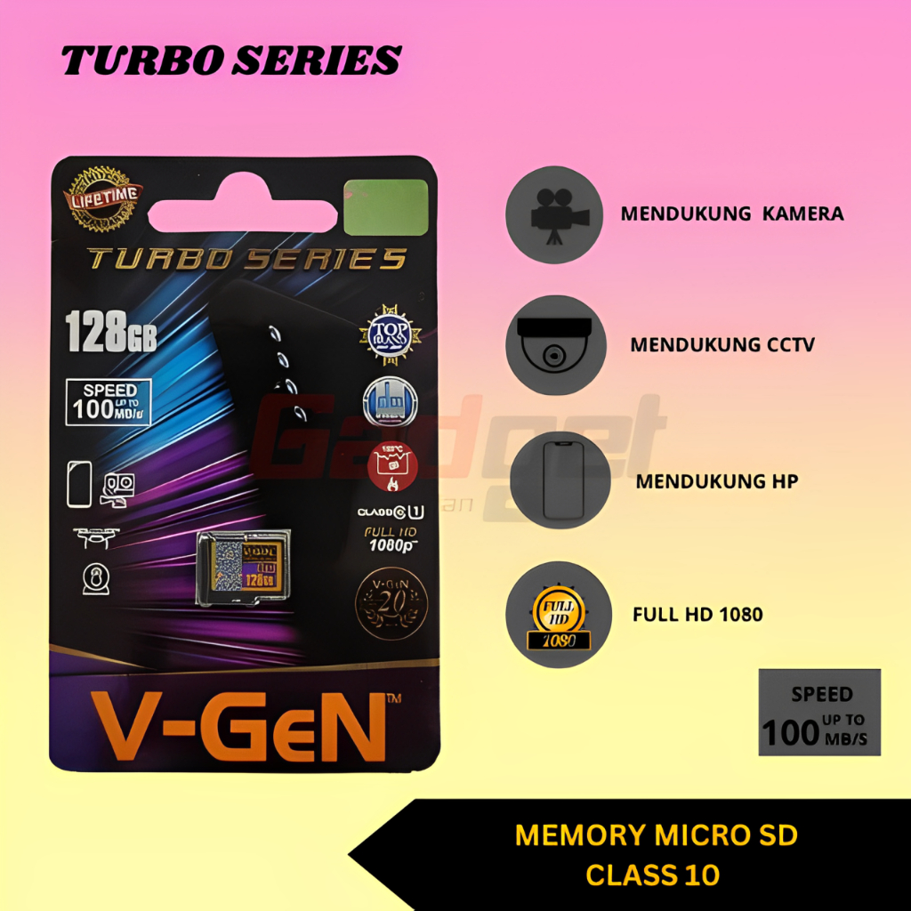 Jual MEMORY CARD V-GEN MICRO SD CLASS 10 TURBO SERIES 256GB | Shopee ...