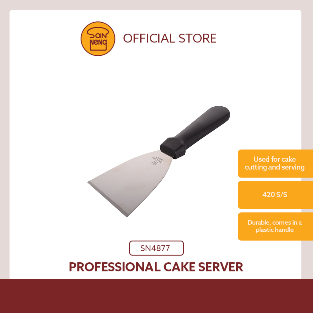 Jual Sanneng - SN4877 Professional Cake Server-Plastic Handle | Shopee ...