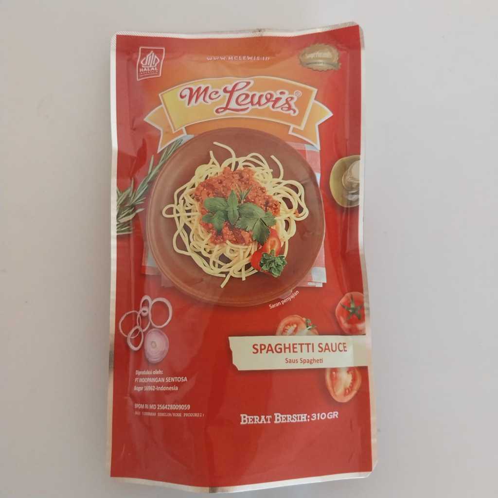 Jual Mc. Lewis Saus Spaghetti Sauce Ukuran 310 gram | Shopee Indonesia