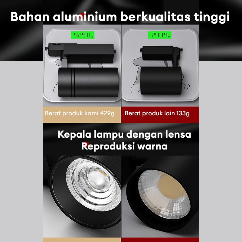 Jual 【Banyak Beli Banyak Hemat】lampu rell track lampu jalur LED ...
