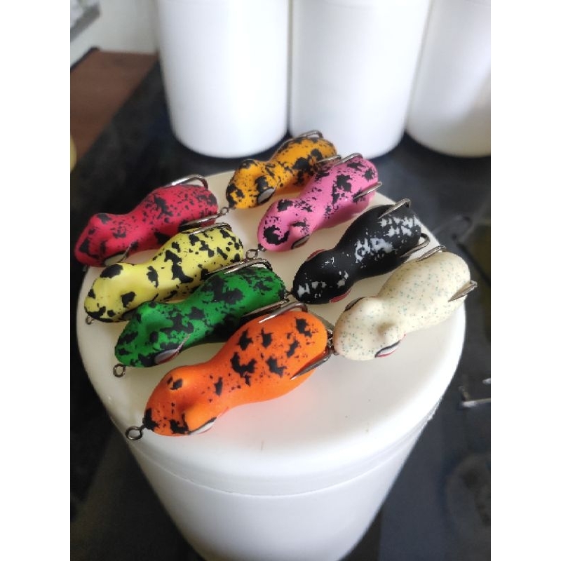 Jual Soft Frog / Umpan Ikan Gabus / Umpan Casting 4cm | Shopee Indonesia