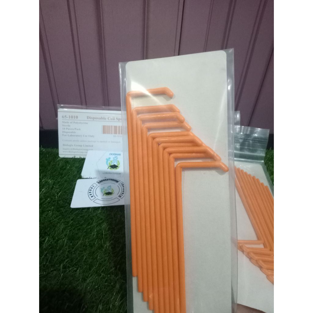 Jual L-shaped Spreader, batang pengaduk L steril, L-shaped cell ...