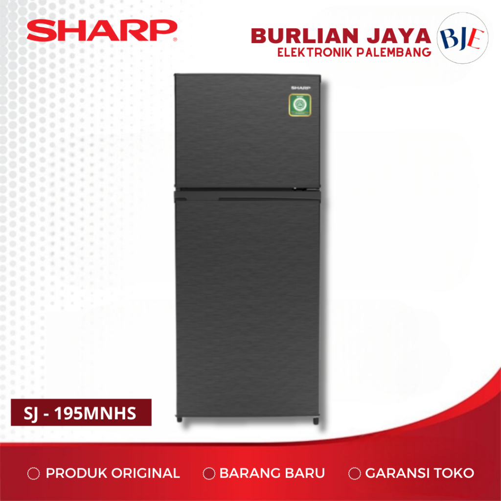 Jual KULKAS 2 PINTU SHARP SJ-195MNHS KULKAS 2 PINTU PALEMBANG | Shopee ...