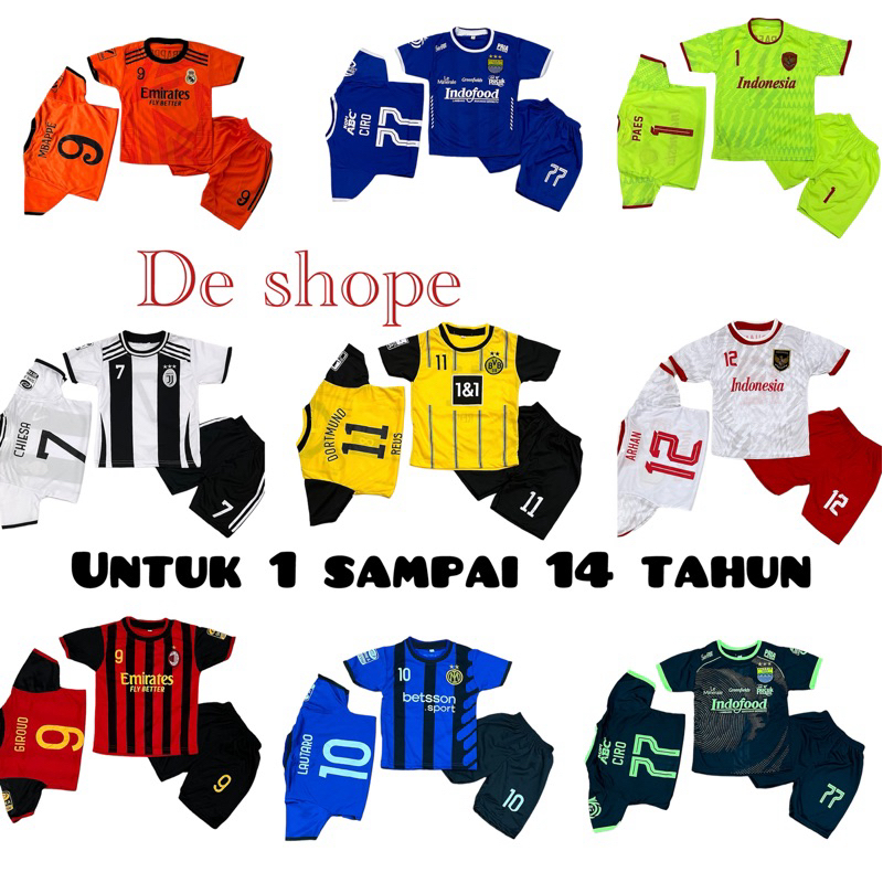 Jual BISA COD SETELAN BAJU BOLA UNTUK ANAK 1 - 14 TAHUN TERBARU BAJU ... Jual BISA COD SETELAN BAJU BOLA UNTUK ANAK 1 - 14 TAHUN TERBARU BAJU ...