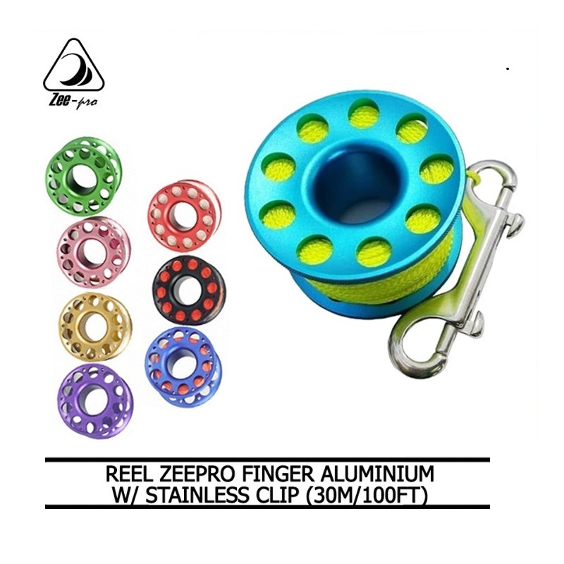 Jual Finger Reel Aluminium Zeepro 30m Spool Line SMB Tali PE Surface ...