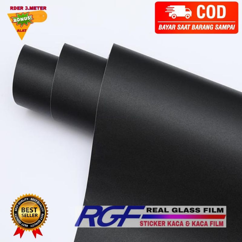 Jual HPL STIKER HITAM POLOS DOFF/HPL STIKER DAPUR/HPL STIKER MEJA/HPL ...