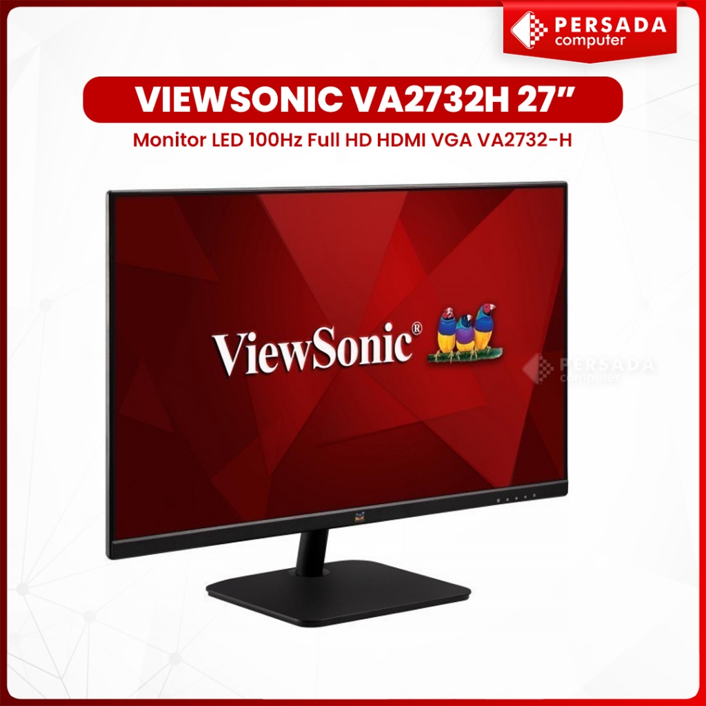 Jual Monitor LED ViewSonic VA2732H 27" 100Hz Full HD HDMI VGA VA2732-H ...