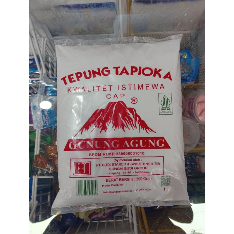 Jual Tepung Tapioka Cap Gunung Agung 500 Gram | Shopee Indonesia