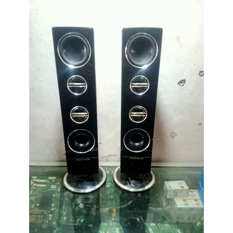 Jual SP SPEAKER TOWER PASIF TV LED POLYTRON 24-32 KANAN DAN KIRI ...