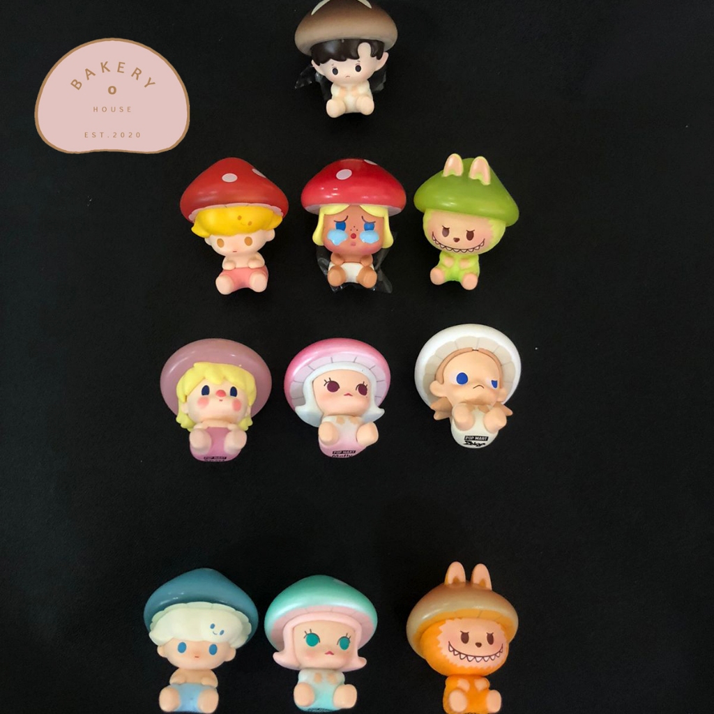 Jual NEW // POP BEAN POPMART CHARM MUSHROOM HALF SERIES ORIGINAL ASELI ...