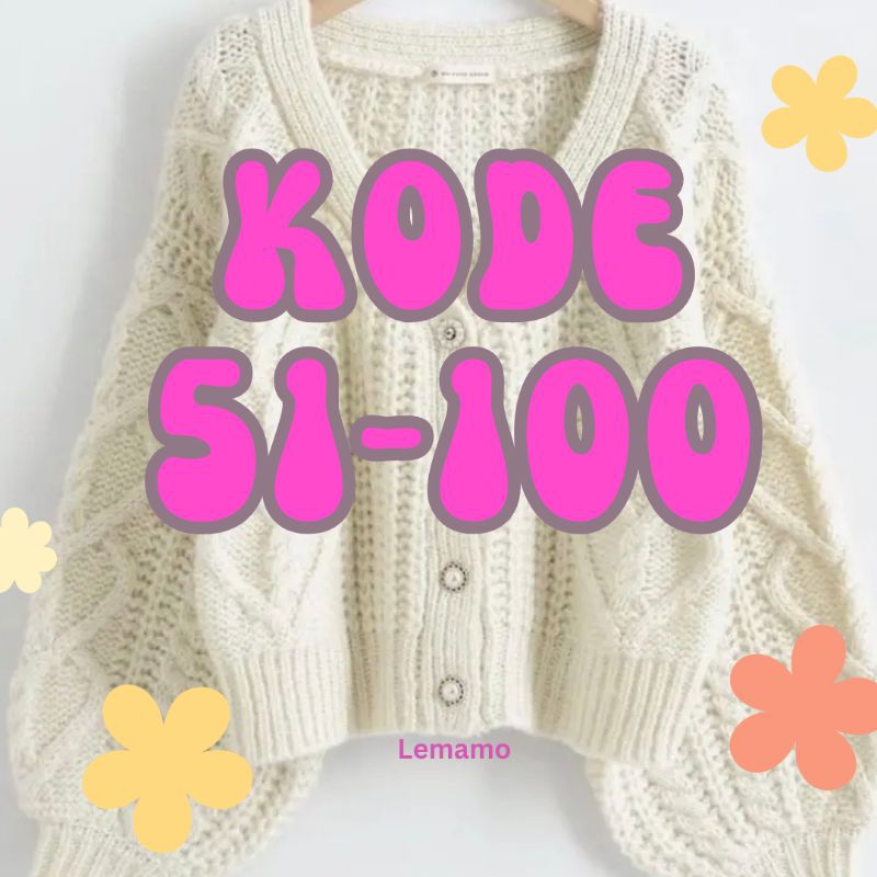 Jual RAJUT PREMIUM (51-100) | Shopee Indonesia