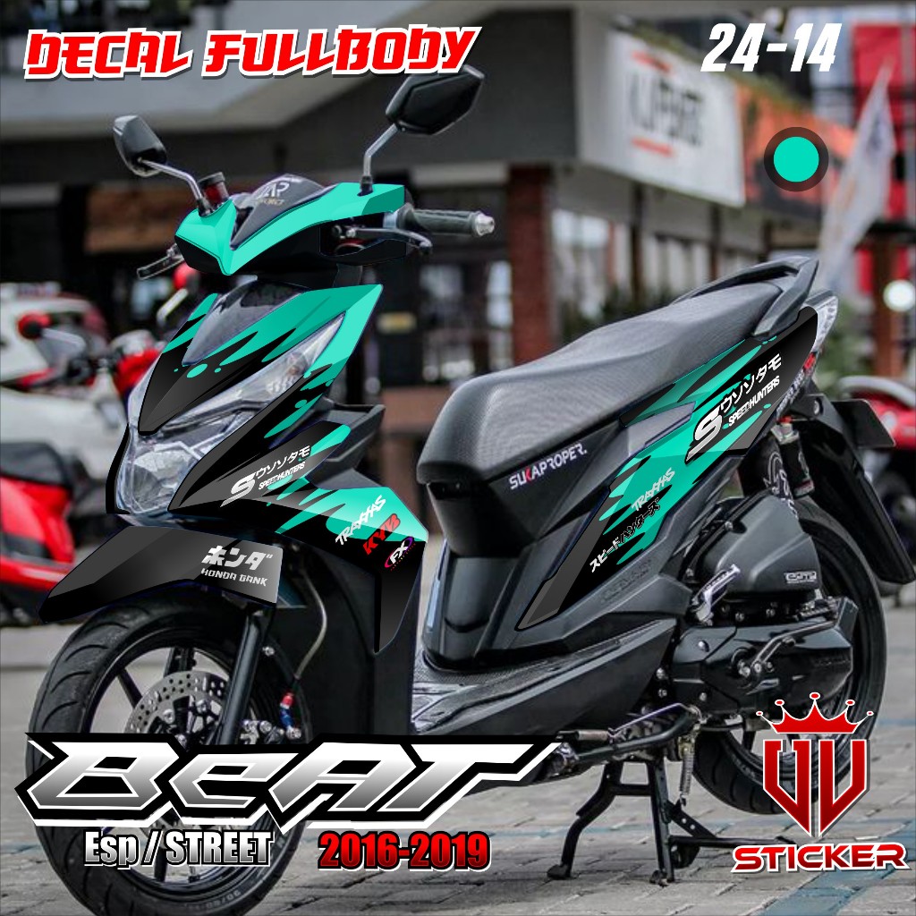 Jual Sticker Decal Full Body Honda Beat Esp Street 2016 2017 2018 2019 ...