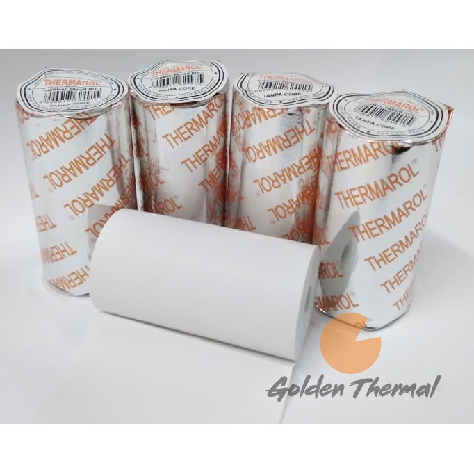 Jual thermal roll 57x30 mm edc bluetoth coreless per 10 roll | Shopee ...