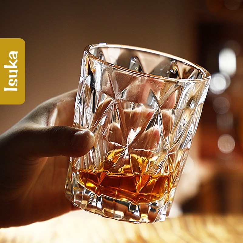 Jual Gelas Kaca Wine Teh Kopi Susu Matcha Gelas Kaca Bening Whiskey Glass Gelas Minum Beer ...