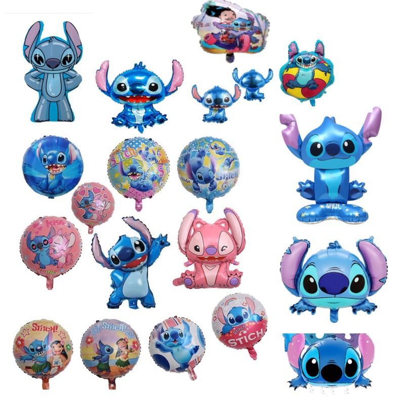 Jual Balon Foil Karakter Lilo Stitch Angel Lucu | Shopee Indonesia