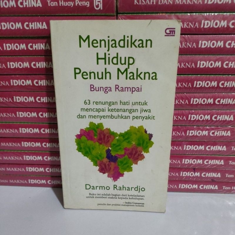 Jual Buku Murah Original - Buku Menjadikan Hidup Penuh Makna Bunga ...