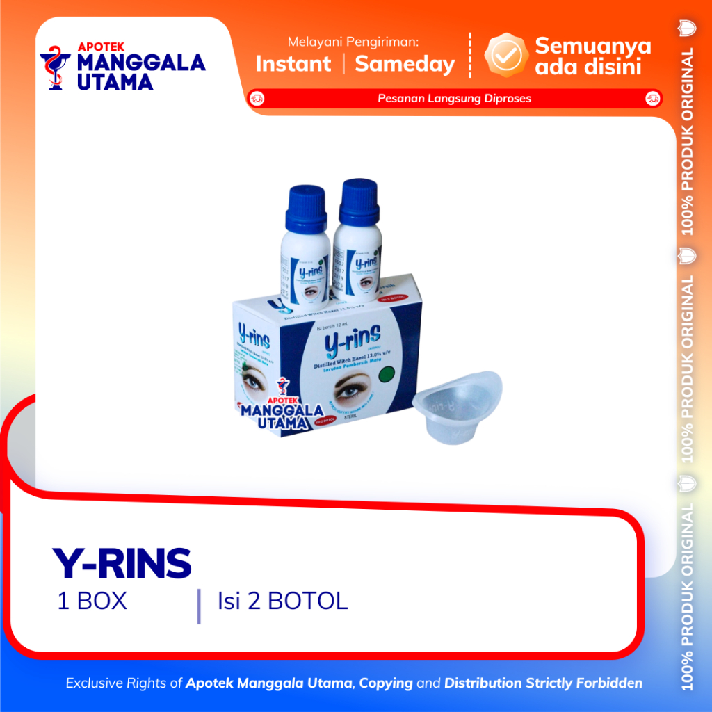 Jual Y-RINS PERBOX ISI 2 BOTOL @ 12 ML | Shopee Indonesia
