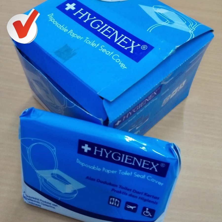 Jual Toilet Cover Seat Disposable HYGIENEX kertas Alas Toilet Pack ...
