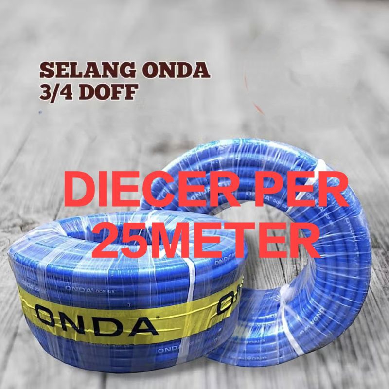 Jual ONDA SELANG AIR DOP ELASTIS 3/4 INCH DI ECER PER 1/2ROLL ATAU 25METER | Shopee Indonesia