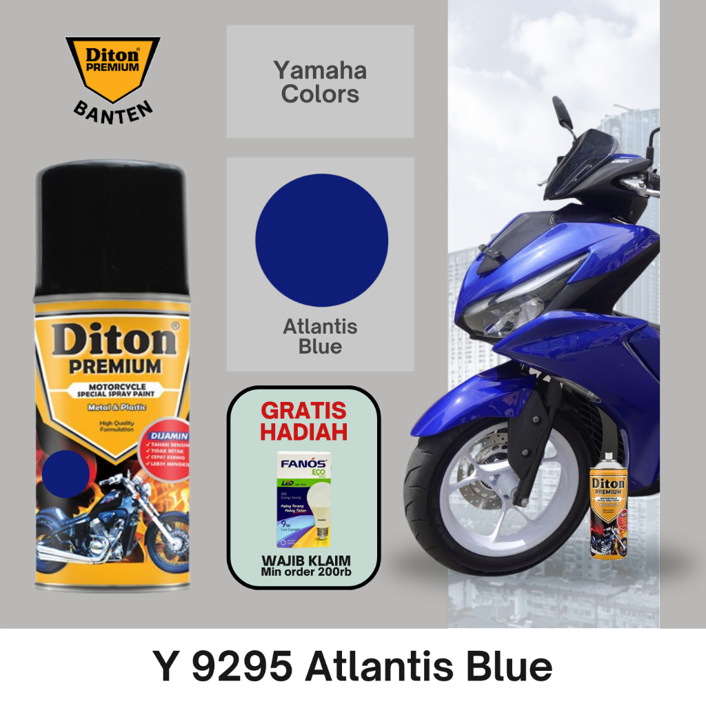 Jual Diton Banten - Cat Semprot Diton Premium Yamaha Colors (Y 9295 ...
