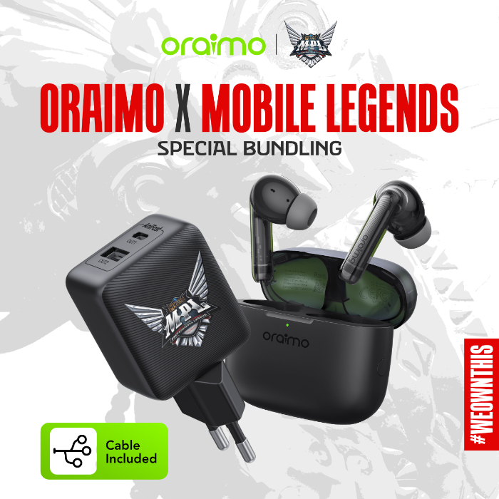 Jual [oraimo x Bundling Spesial Mobile Legends] TWS True Wireless ...