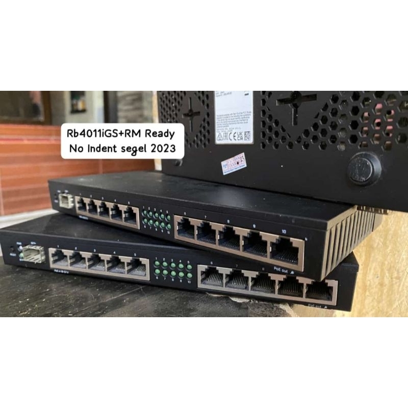 Jual Mikrotik Rb4011iGS+RM Mulus Normal segel gak ada kendala | Shopee ...