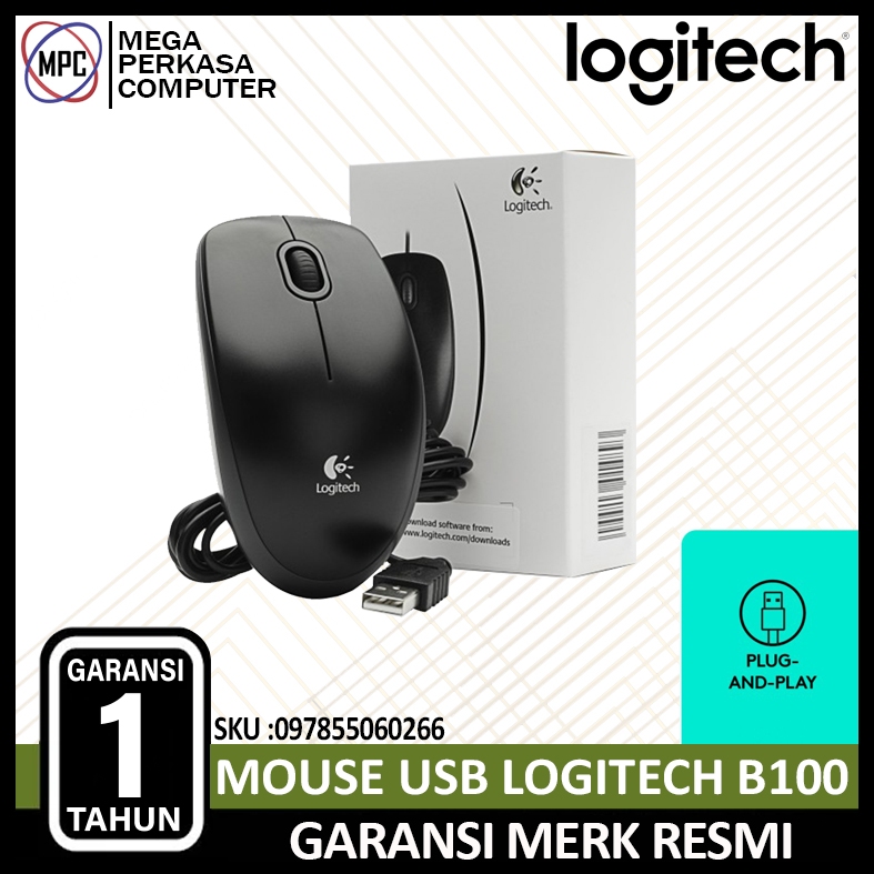 Jual Mouse Logitech B100 Terlengkap & Harga Terbaru Mei 2026 | Shopee ...