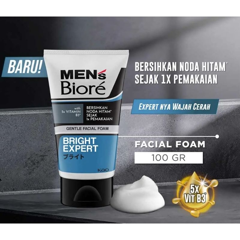 Jual MEN'S BIORE BRIGHT EXPERT 100G | Shopee Indonesia