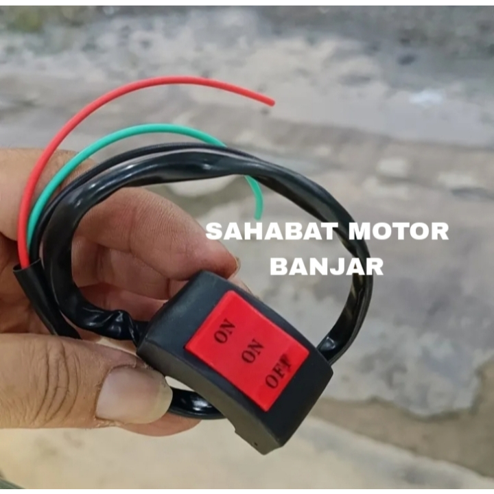 Jual Saklar Lampu On On Off Stang Motor 3 Kabel Switch 2 ON Saklar ...