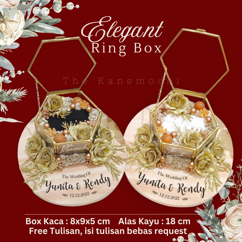 Jual Ring Box Kaca Elegan Pilih Variasi | Shopee Indonesia