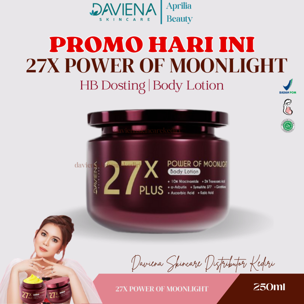 Jual HB DOSTING DAVIENA / BODY LOTION 27x POWER MOONLIGHT DAVIENA ...