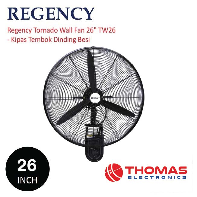 Jual Regency Tornado Wall Fan 26 Inch Kipas angin Industri TW26 TW 26 ...