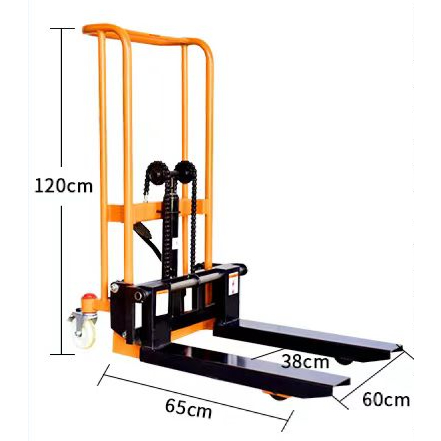 Jual Mini Hand stacker 400Kg forklift Manual 400kg 90cm | Shopee Indonesia