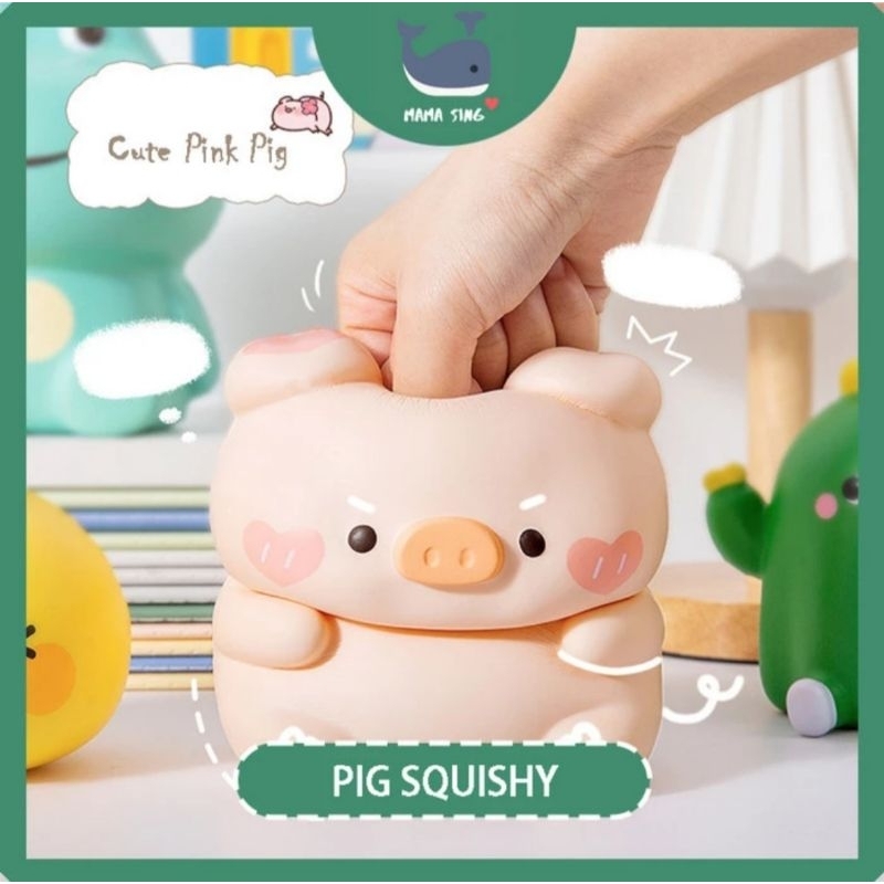 Jual SQUISHY PIG Jumbo 15cm IMPORT (Babi Squishy) | Shopee Indonesia