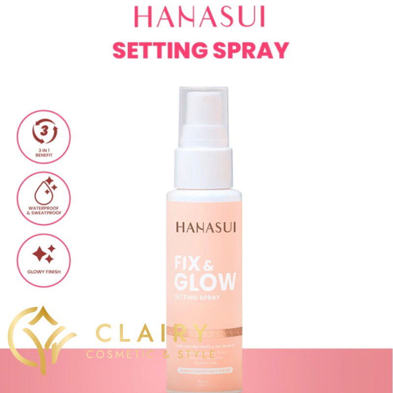 Jual HANASUI FIX & GLOW setting spray 60ml | Shopee Indonesia