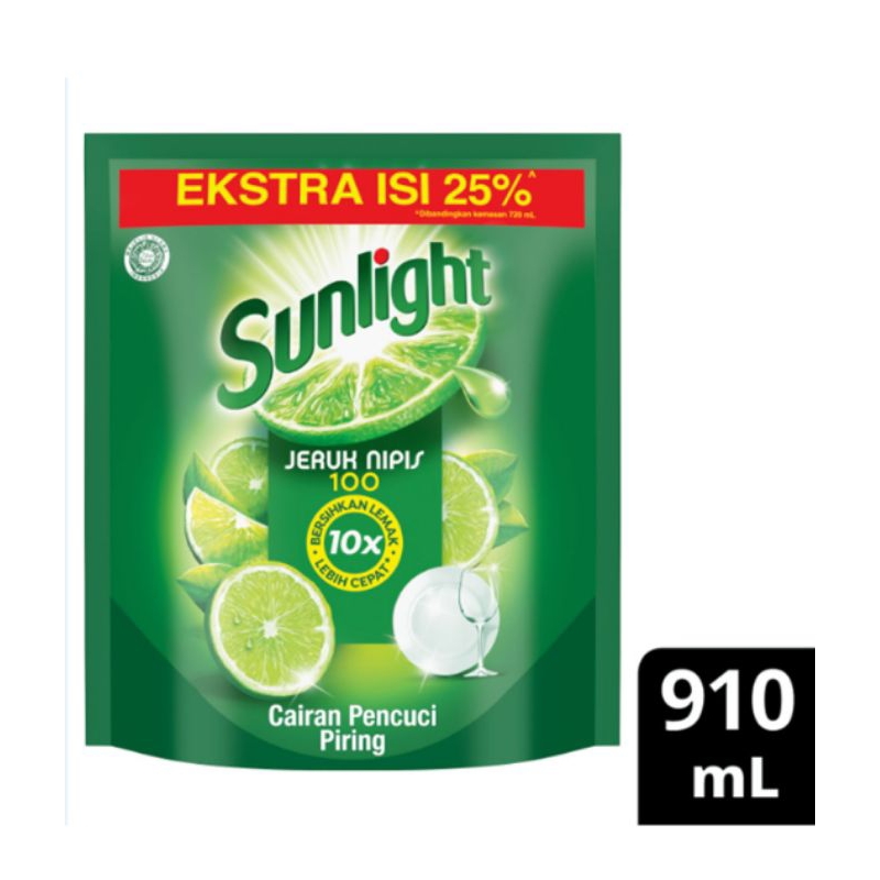 Jual Sunlight Jeruk Nipis Cairan Pencuci Piring 910ML | Shopee Indonesia