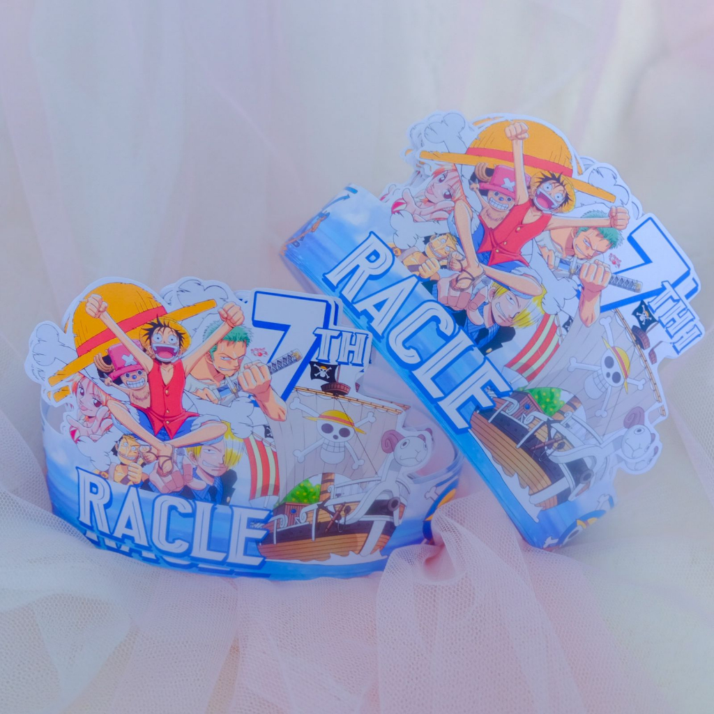 Jual One Piece Party Topi Ulang Tahun Anak / Hiasan Kepala Birthday ...