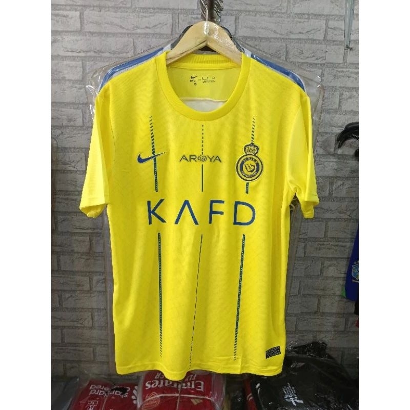 Jual Jersey Bola Al Nassr Home New 2023 2024 Go Import Terbaru Shopee