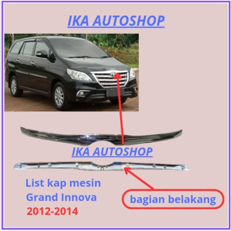 Jual LIST KAP MESIN GRAND INNOVA 2012 2013 2014 2015 | Shopee Indonesia