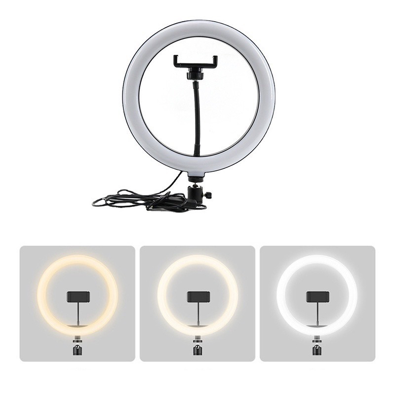 Jual Selfie Ring Light 10"inch 26cm Lampu Ring LED Soft Light Premium ...