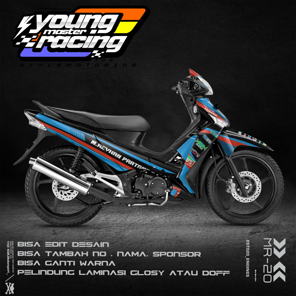 Jual Sticker Decal Full Body SUPRA X 125 | Shopee Indonesia