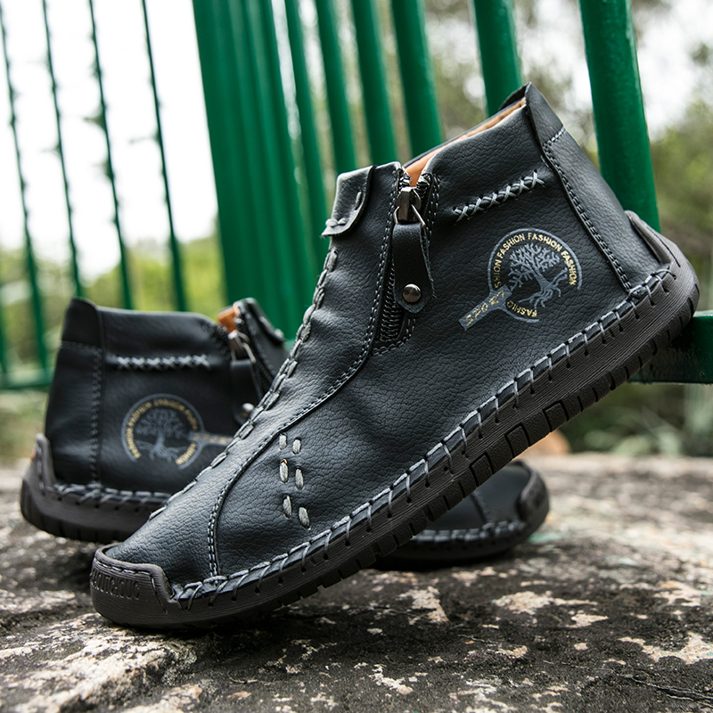Jual Best Seller Sepatu Boots Pria Zipper Casual Keren Original Model ...