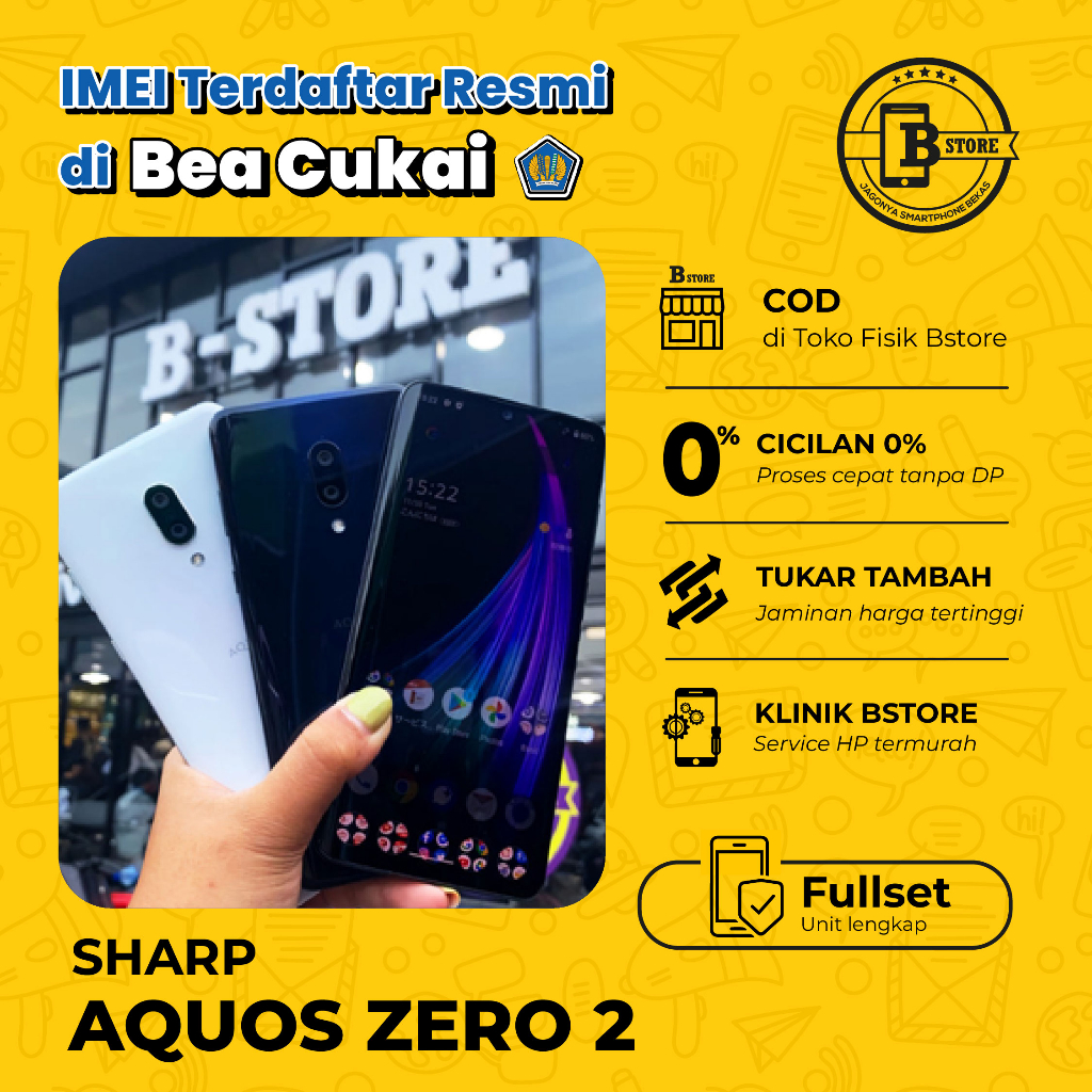 Jual Sharp Aquos Zero 2 AU - BATANGAN - RAM 8GB/256GB - WIFI ONLY | Shopee Indonesia