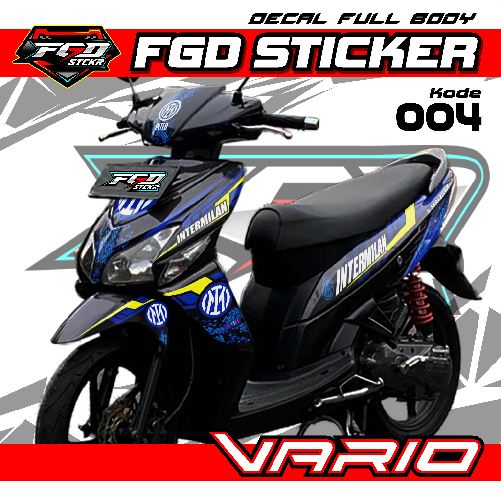 Jual Decal Vario Karbu / Stiker Variasi Vario Lama / Decal Vario 110 CW ...