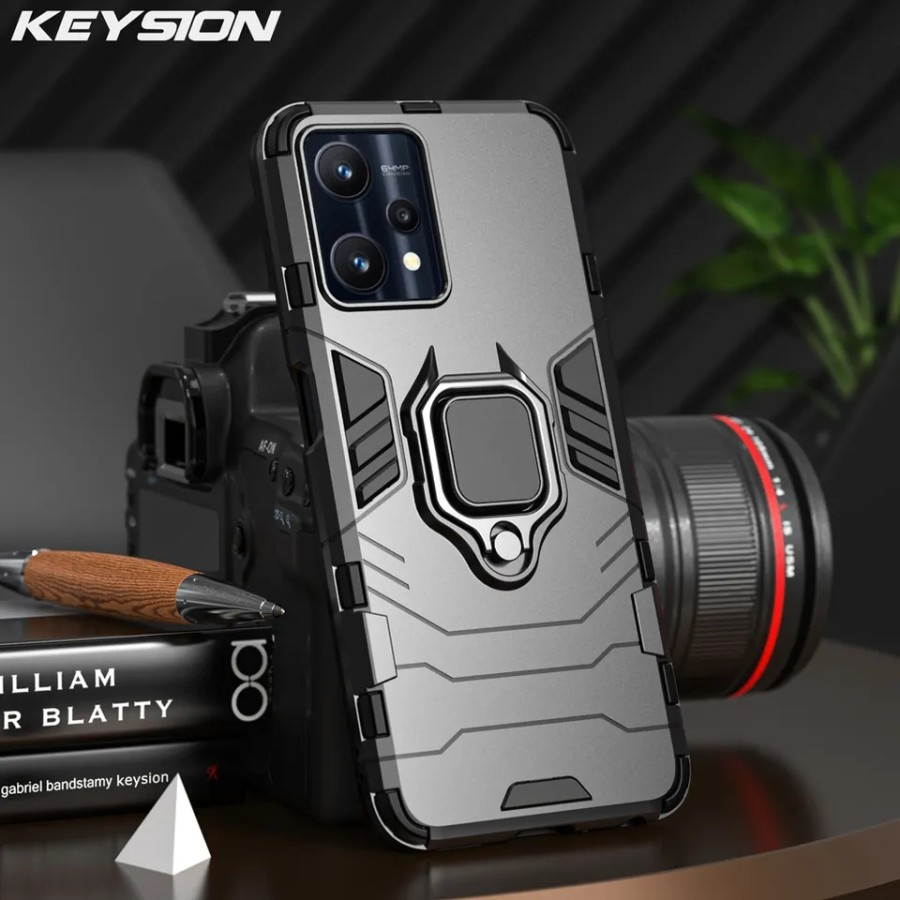 Jual CASE REALME 9 9i 9 PRO 9 PRO PLUS RUGGED ARMOR ROBOT STANDING ...