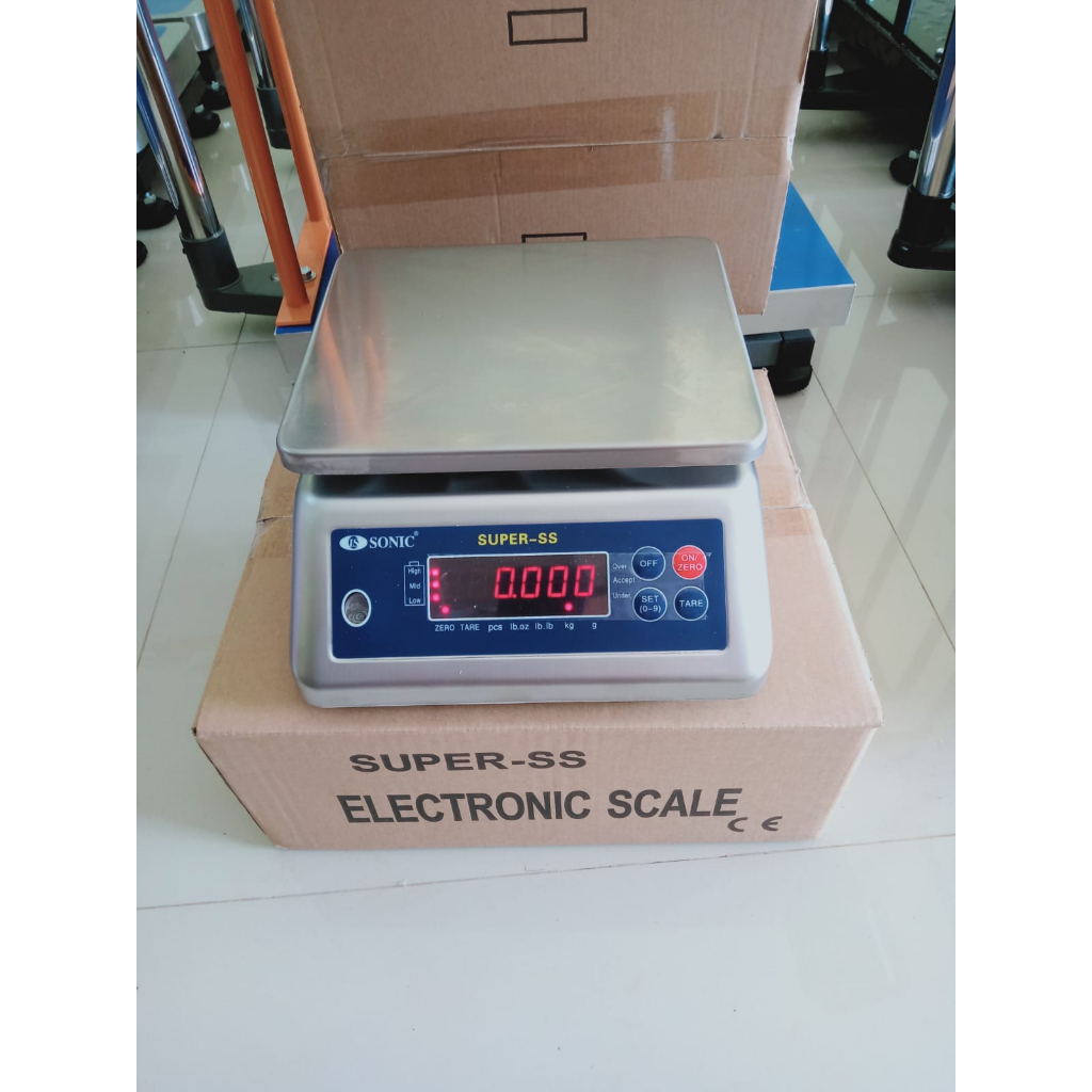 Jual Timbangan Anti air/water proof 15kg SONIC SUPER SS timbangan tahan air | Shopee Indonesia