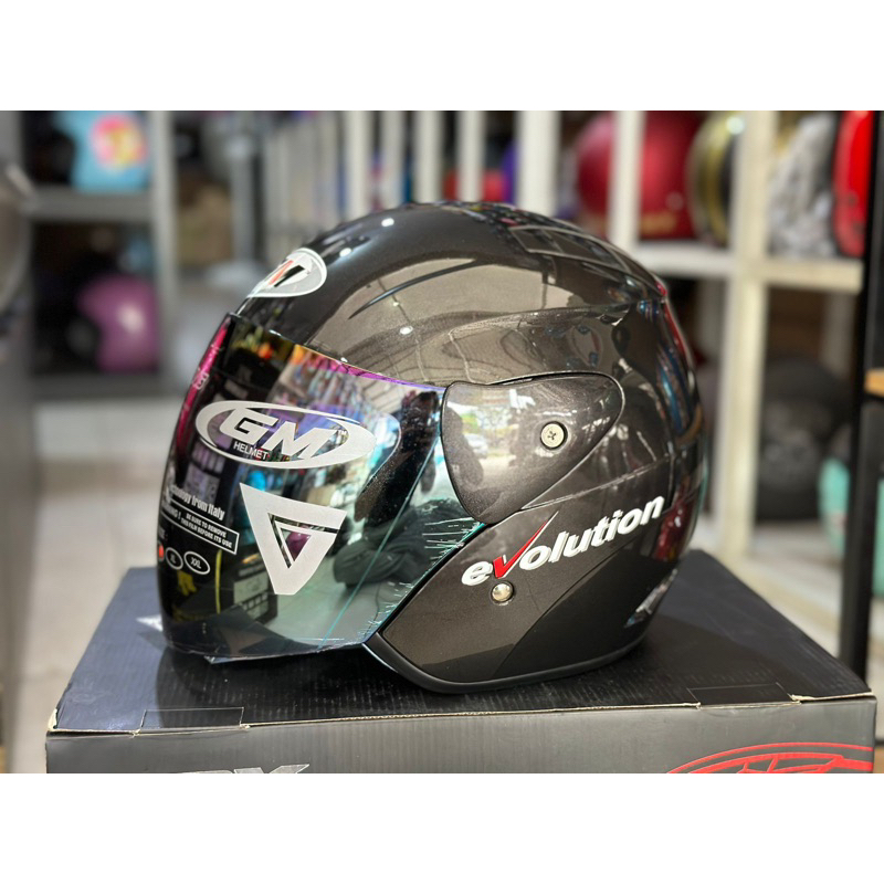 Jual Helm GM Evolution Polos ORIGINAL | Shopee Indonesia