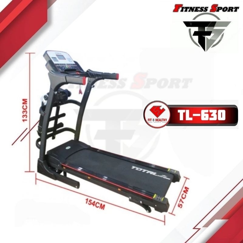 Jual Treadmill TL 630 Alat Fitness Treadmill Elektrik TL630 Auto ...