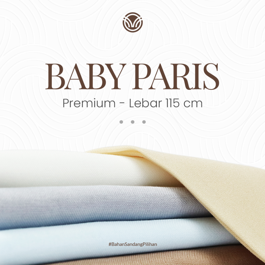 Jual Kain Baby Paris Premium 1.15 Meter - Ukuran 1 Kerudung Seri 1 ...